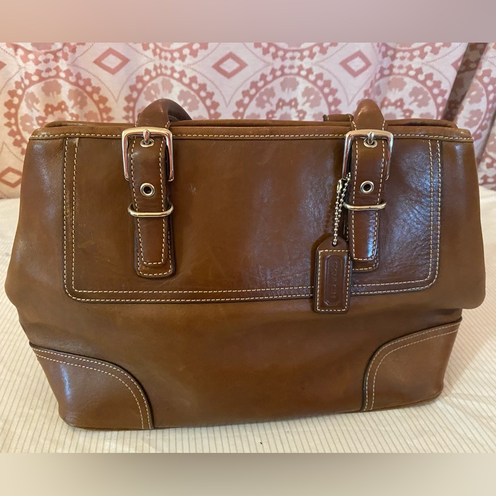 Vintage Coach Hamptons Collection Handbag Satchel #F3… - Gem